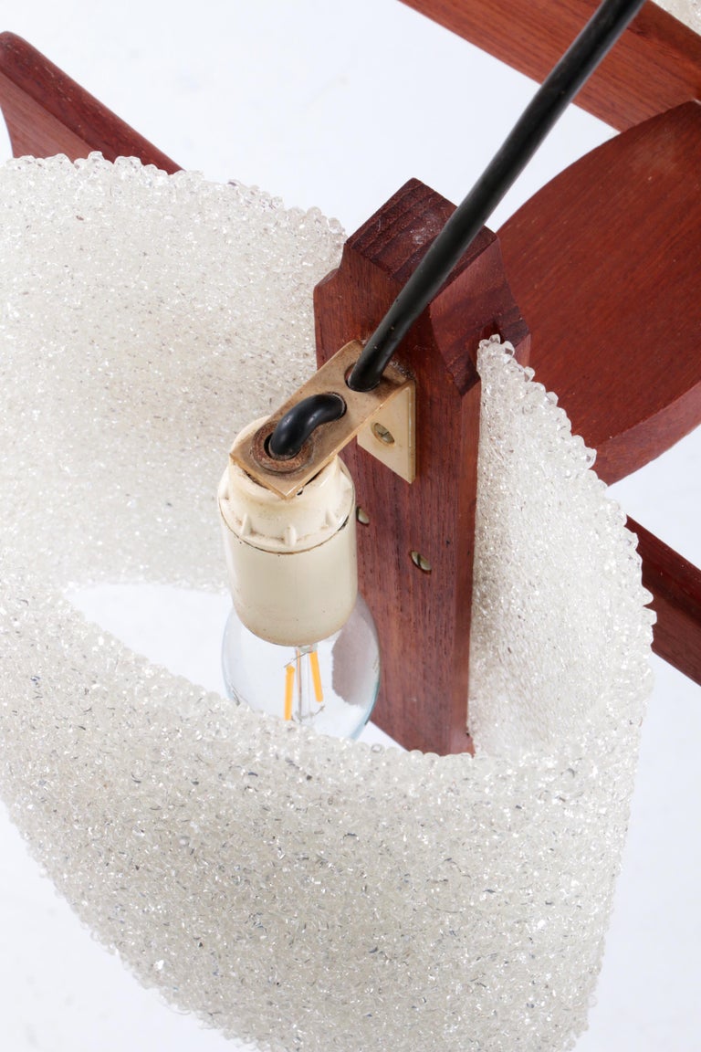 Beautiful Scandinavian Hanging Lamp with Resin Caps, 1960 For Sale at ...