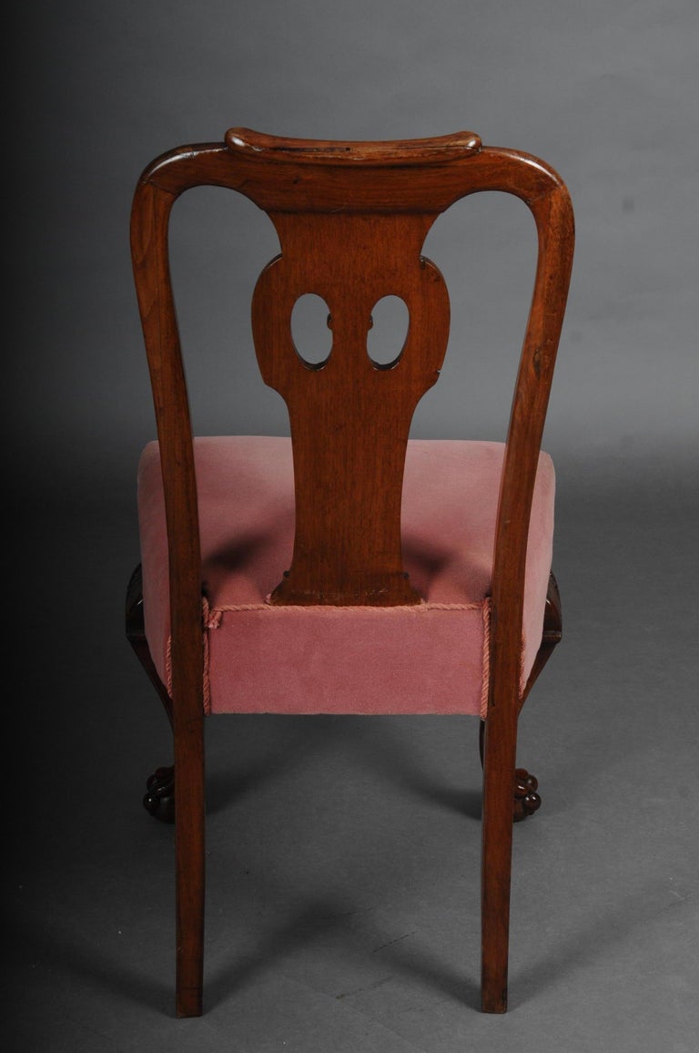 Beautiful Set of 4 English Baroque Chairs, circa 1880 For Sale at 1stDibs