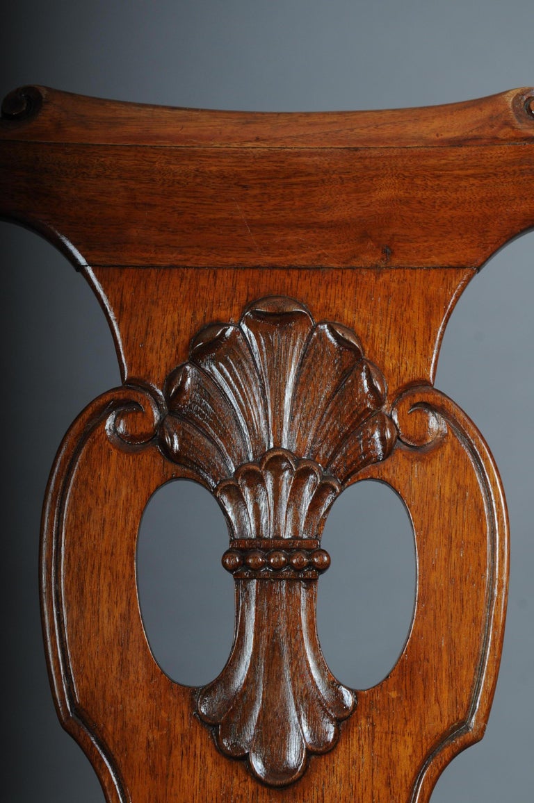 Beautiful Set of 4 English Baroque Chairs, circa 1880 For Sale at 1stDibs