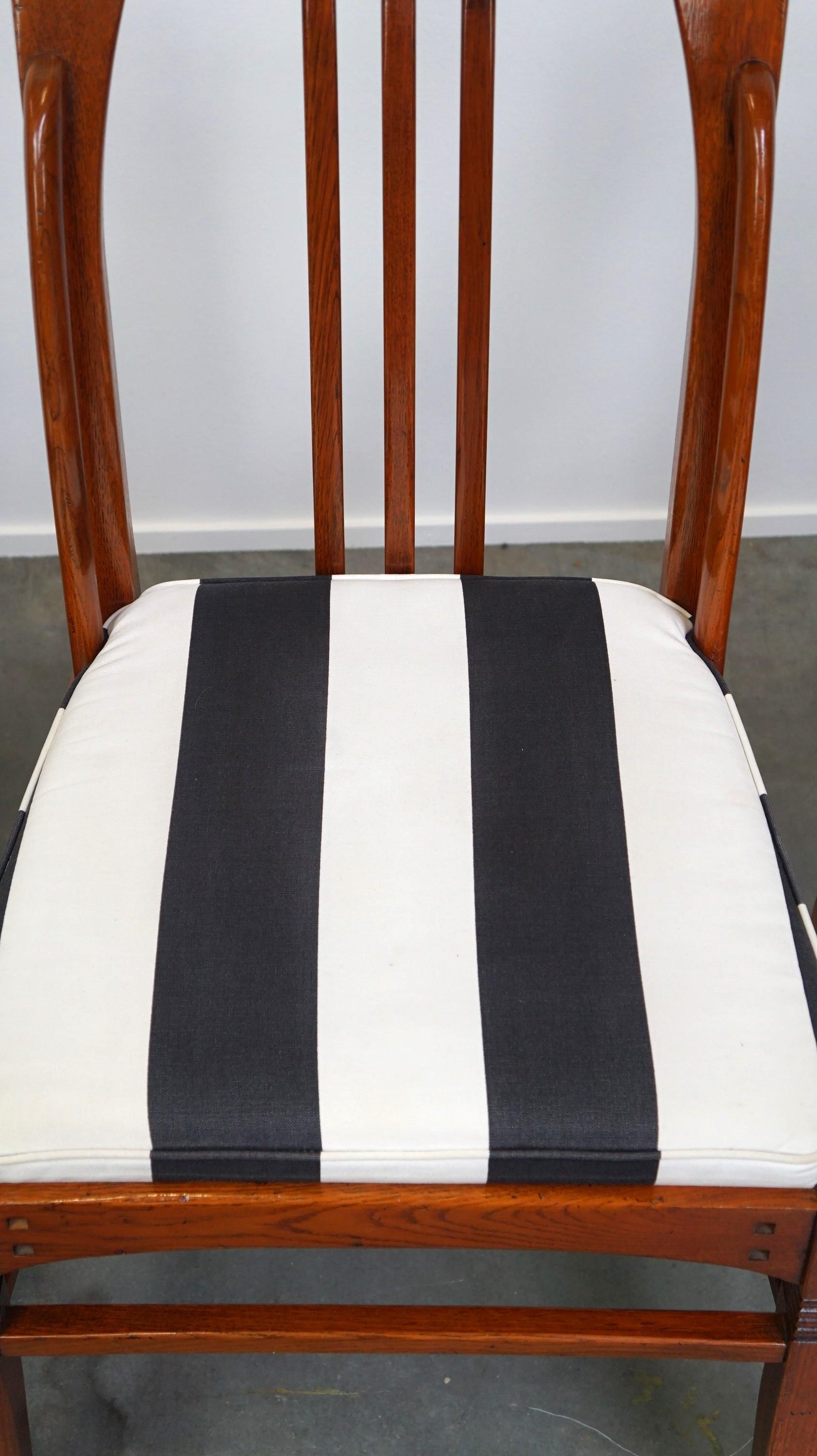 Beautiful set of 6 Schuitema dining chairs, Jugendstil/Art Nouveau ...
