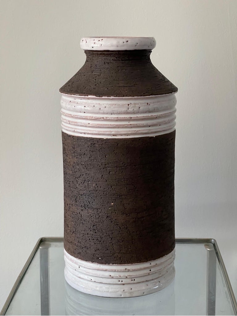 Beautiful Sgraffito Bitossi Vase For Sale at 1stDibs