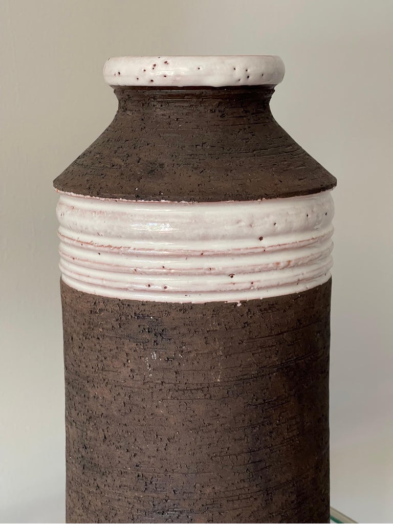 Beautiful Sgraffito Bitossi Vase For Sale at 1stDibs