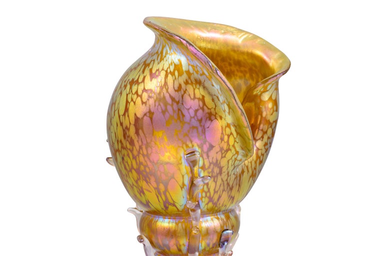 Beautiful Shellvase Loetz, circa 1899 Candia Papillon at 1stDibs