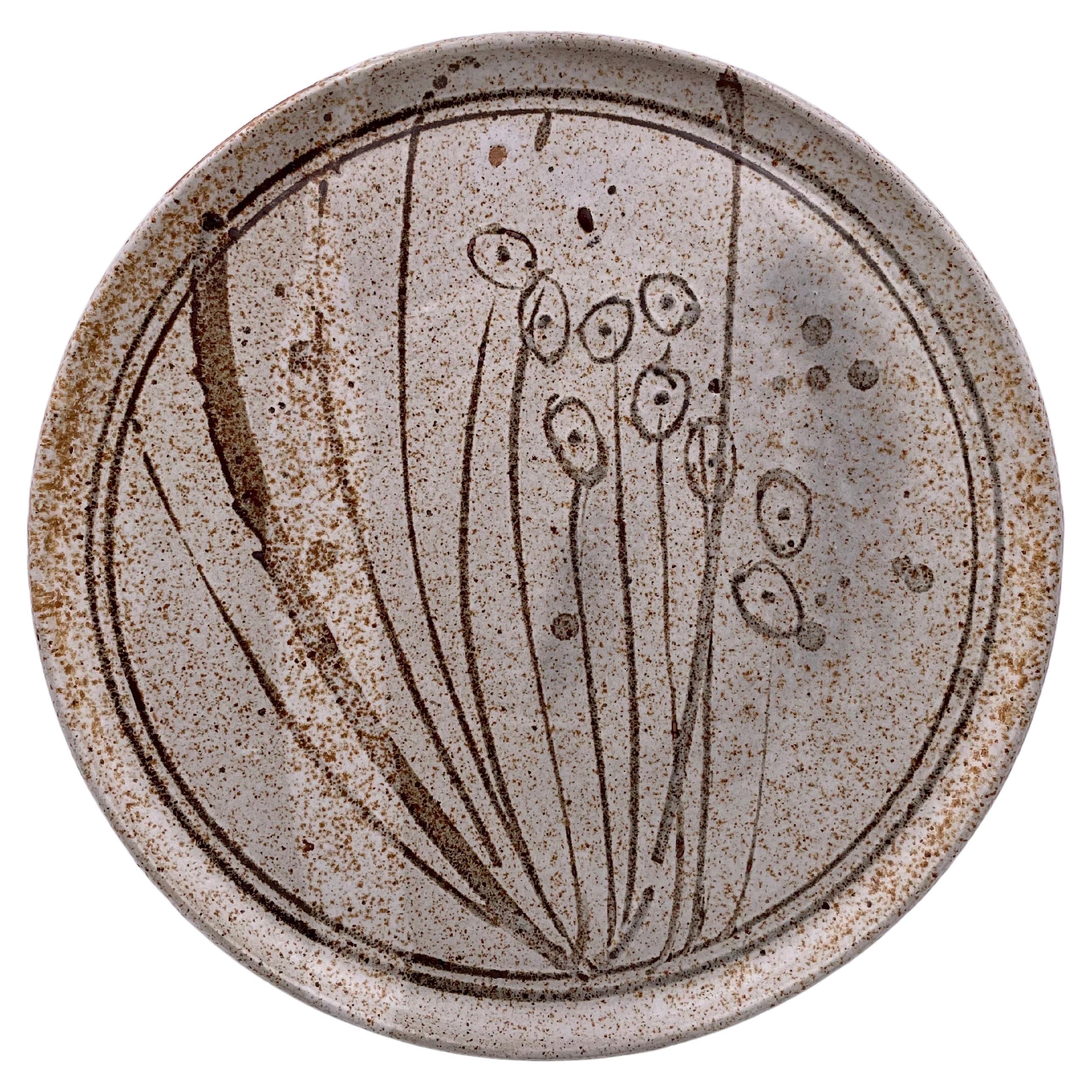 Beautiful Signed Pottery Vase Glazed California Design at 1stDibs