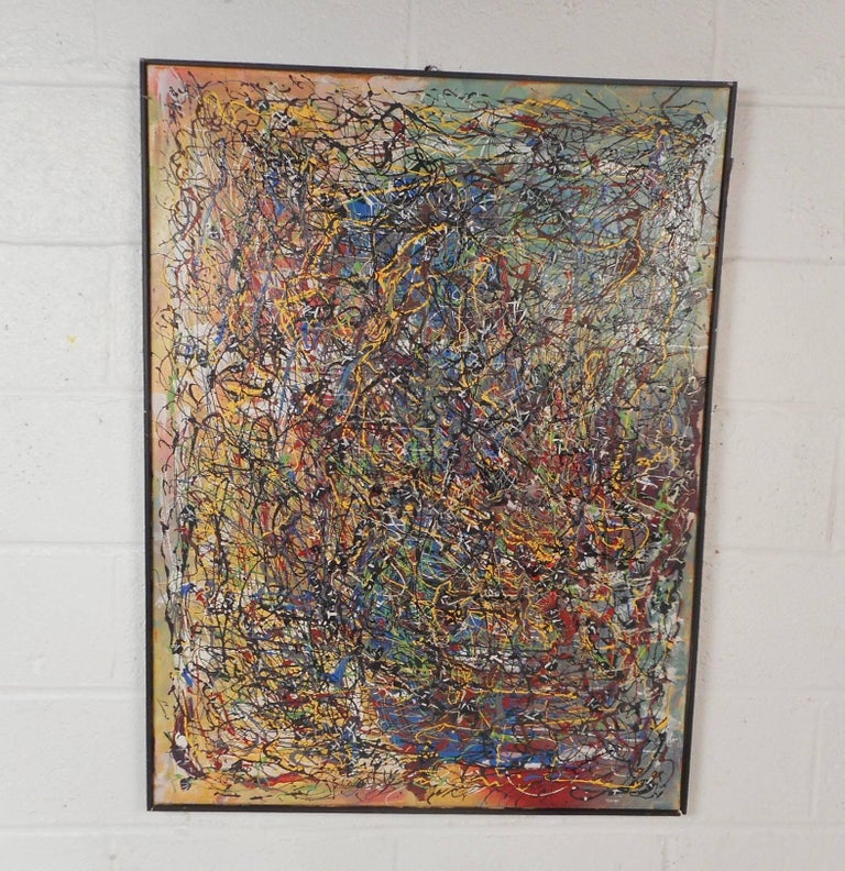 Beautiful Splatter Abstract Painting For Sale at 1stDibs | beautiful ...
