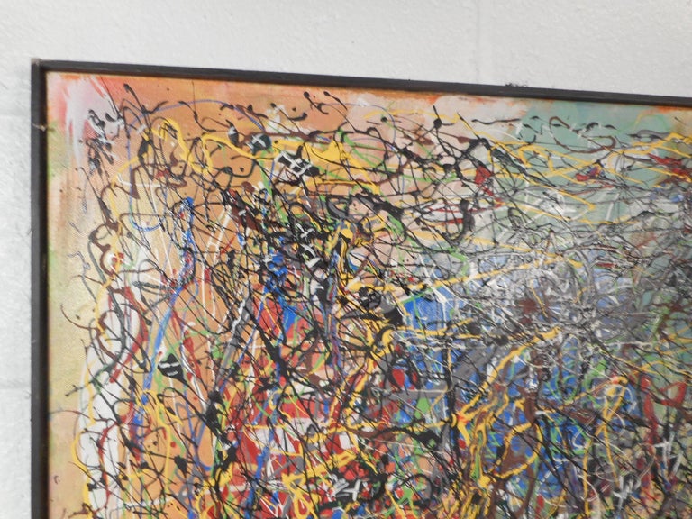 Beautiful Splatter Abstract Painting For Sale at 1stDibs | beautiful ...