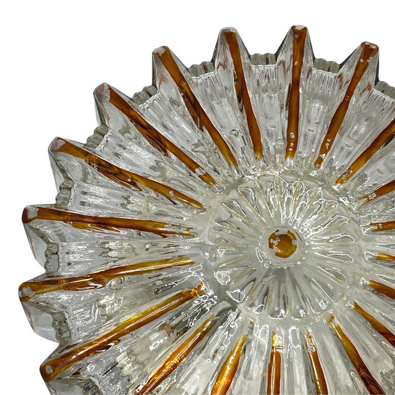 Beautiful Starburst Pattern Limburg Flush Mount Ceiling Light, 1970s at ...