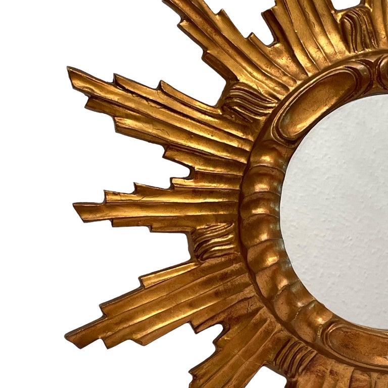 Beautiful Starburst Sunburst Mirror Gilded Composition and Wood, Italy ...
