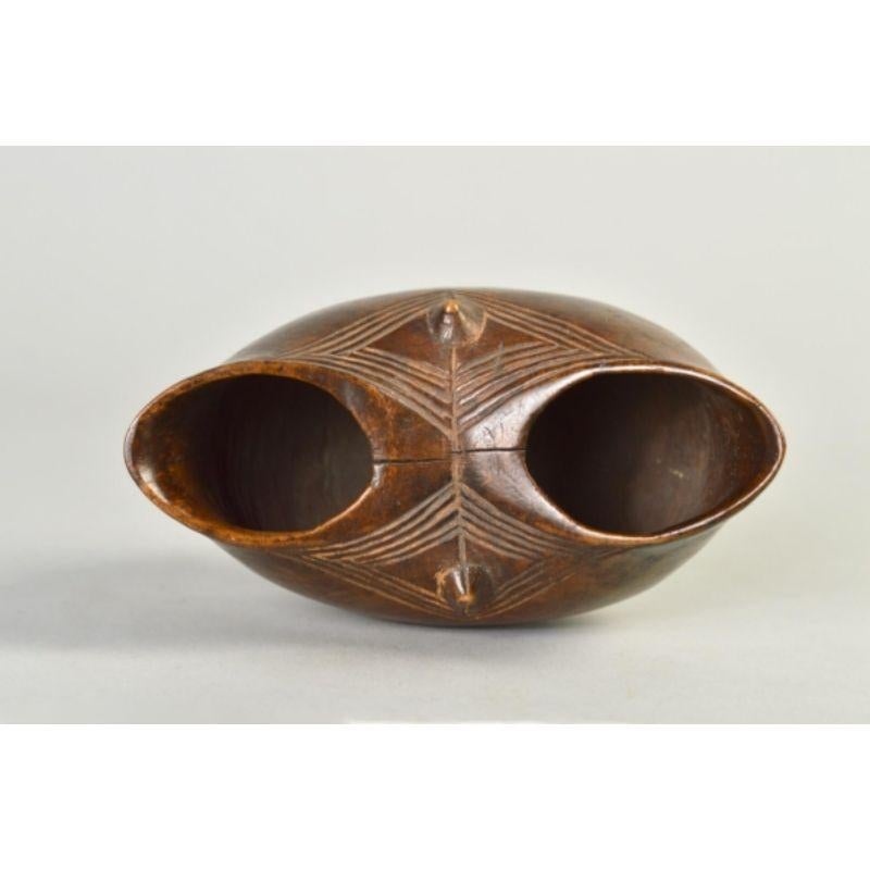Beautiful Suku Palm Wine Cup in Wood For Sale at 1stDibs