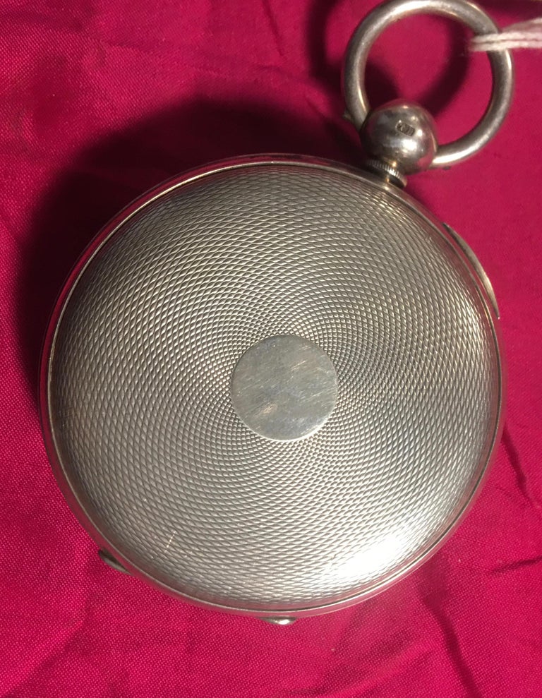 Beautiful Swiss Silver Musical Pocket Watch at 1stDibs