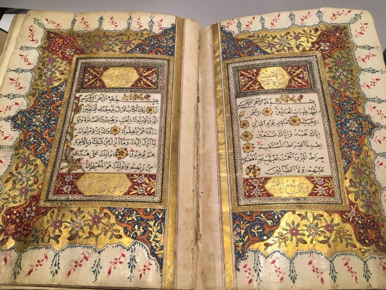 Beautiful Turkish Quran Signed and Dated 1233 Hijri at 1stDibs