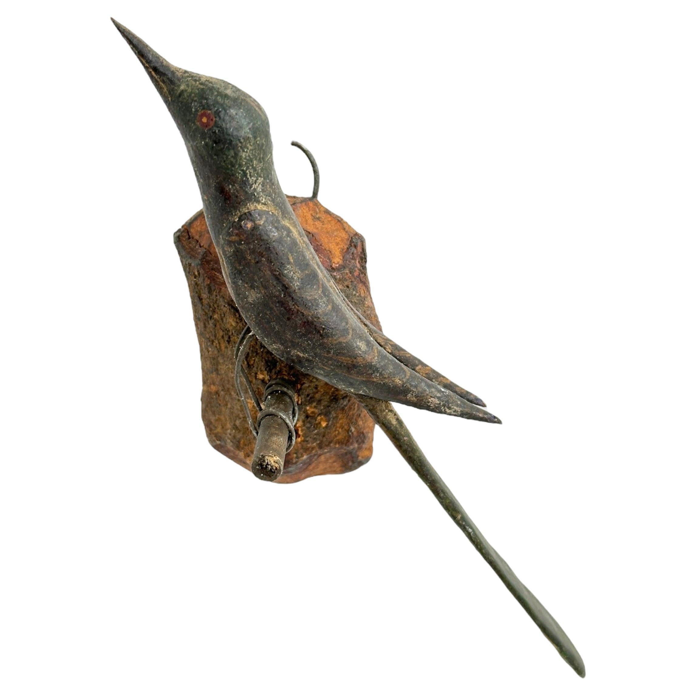 Beautiful Vichtauer Hand Carved Wood Bird, Black Forest Folk Art ...