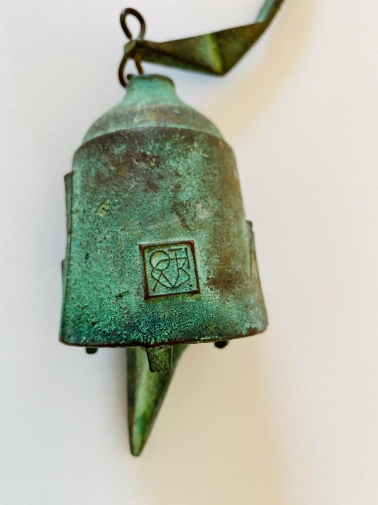 Beautiful Vintage Bronze Bell by Paolo Soleri at 1stDibs