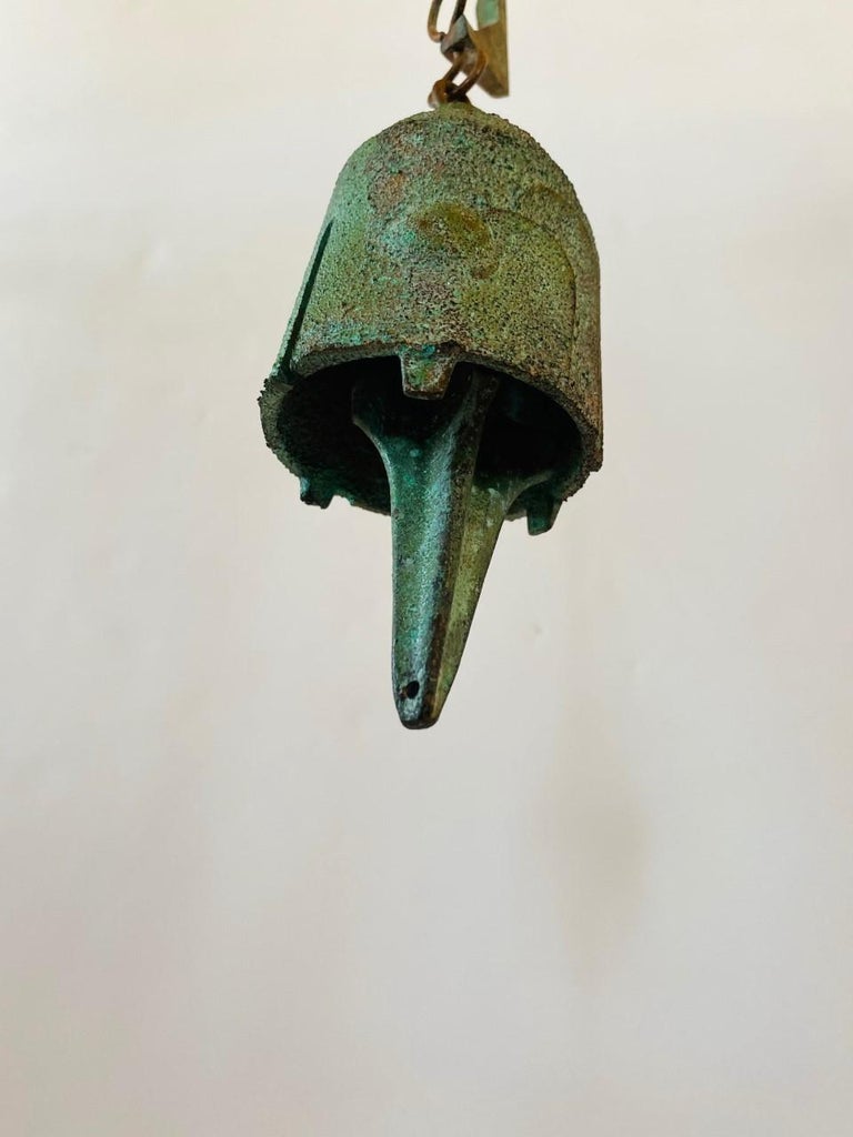 Beautiful Vintage Bronze Bell by Paolo Soleri For Sale at 1stDibs