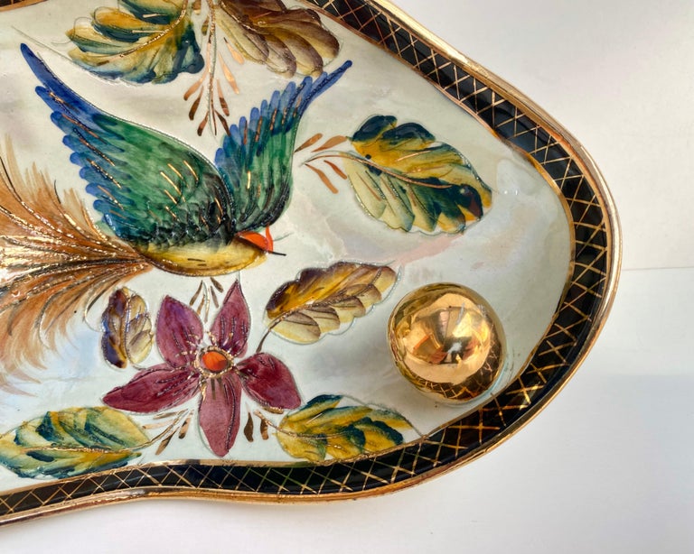 Beautiful Vintage H.Bequet Quaregnon Porcelain Panel/Plate, Belgium ...