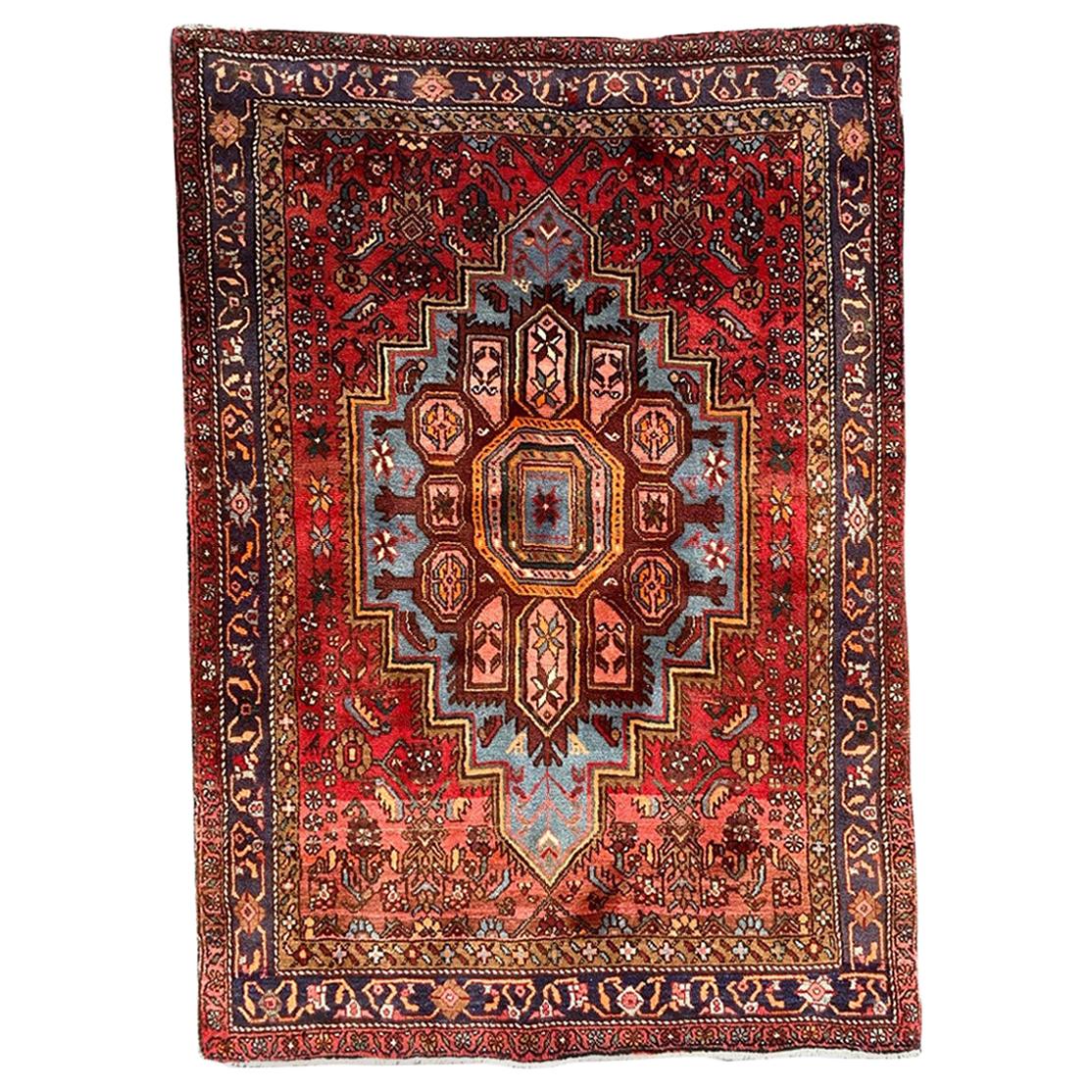 Beautifully Designed Collectible Kurdish Rug For Sale at 1stDibs