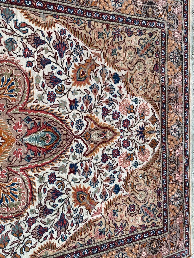 Beautiful Vintage Turkish Kayseri Rug For Sale at 1stDibs