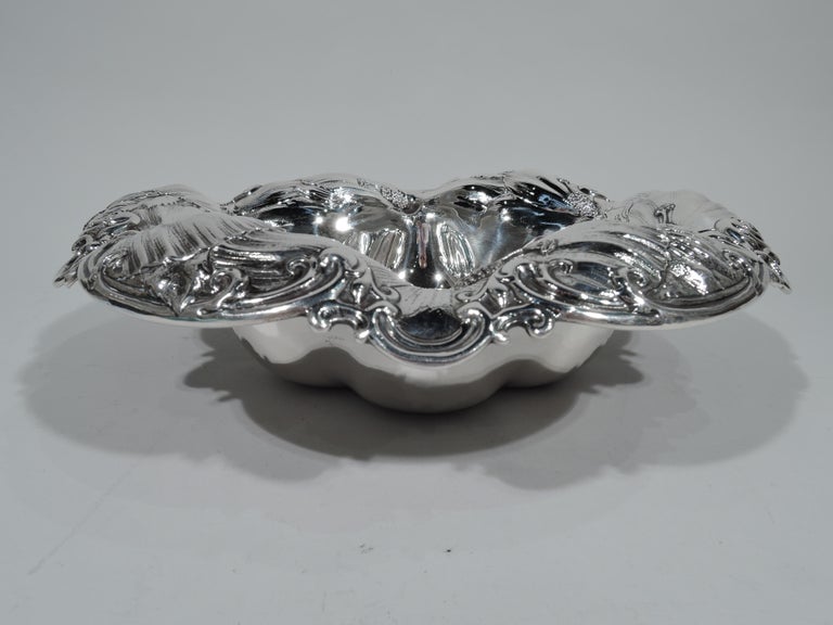 Beautiful Whiting Art Nouveau Sterling Silver Bowl with Big Blooms For ...