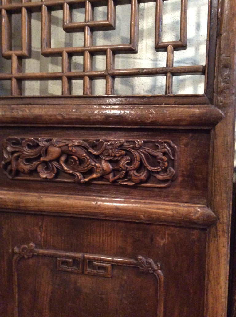 Beautifully Carved Ching Dynasty Chinese Screens For Sale at 1stDibs