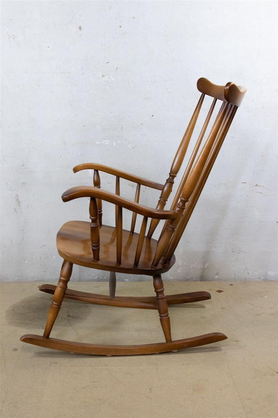 Beautifully Crafted Rocking Chair, 1950s For Sale at 1stDibs | 1950s ...