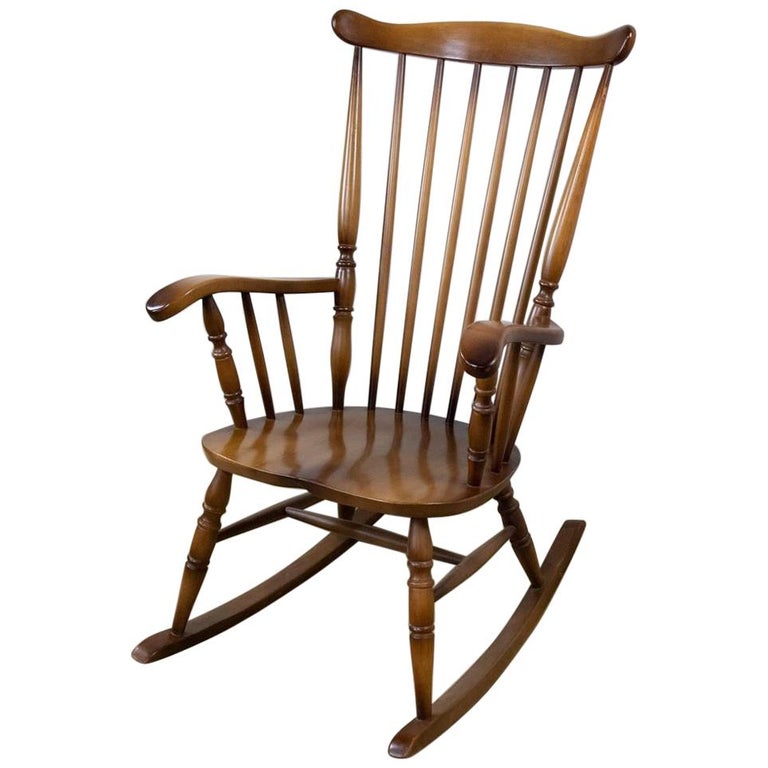 Beautifully Crafted Rocking Chair, 1950s For Sale at 1stDibs