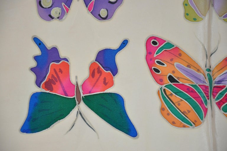 Beautifully Multicolor Detailed Hand-Painted "Butterflies Collection ...