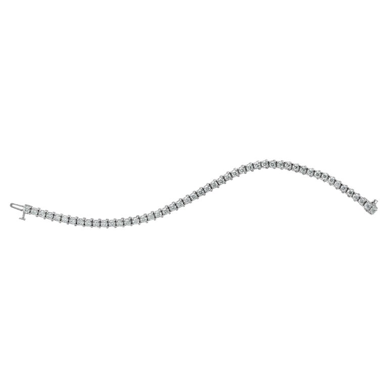 Beauvince Classic Diamond Tennis Bracelet 4 48 Ct Gh Vvs Vs Diamonds In