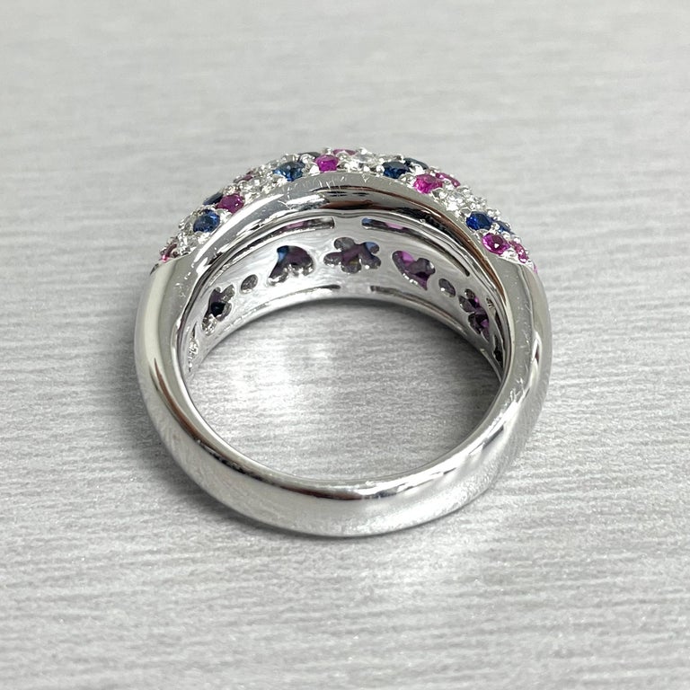 Beauvince Cynthia Diamond and Gemstone Band '2.52 Ct Gemstones', in ...