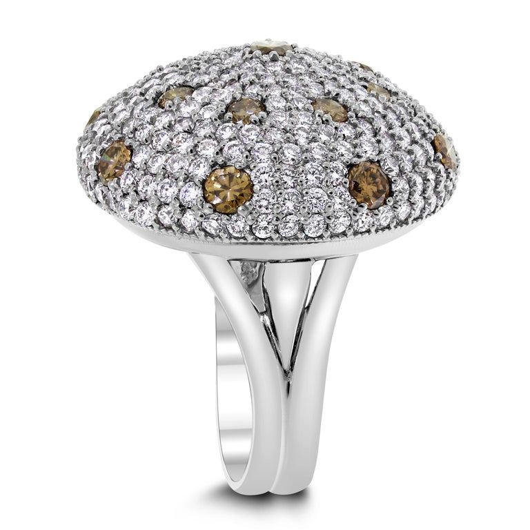 Beauvince Shrooms 5.75 Carat Diamond Ring in White Gold For Sale at 1stDibs