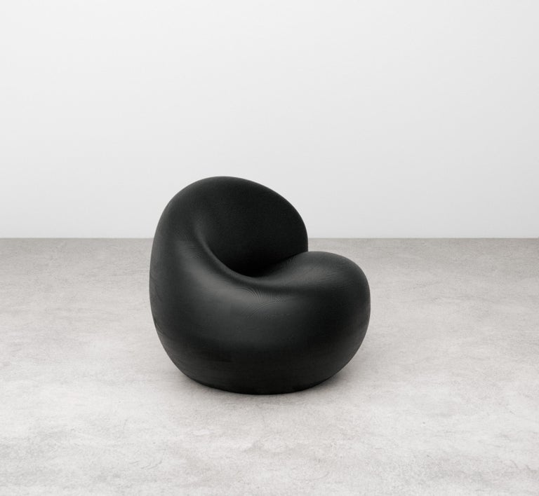 Beaver Tail Chair in Ebonized Ash by Objects and Ideas For Sale at 1stDibs