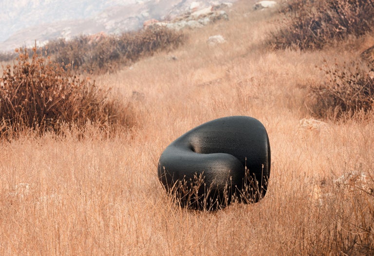 Beaver Tail Chair in Ebonized Ash by Objects and Ideas For Sale at 1stDibs