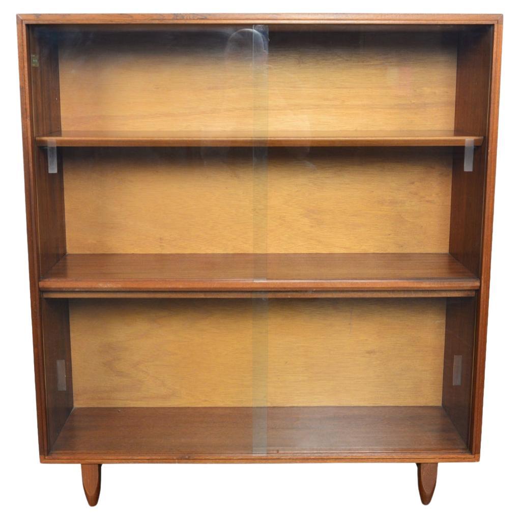 Walnut Narrow Bookcase For Sale at 1stDibs