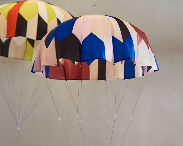 Bec Brittain 'Angela 1', Lacquered Black Aluminum Dynamic Parachute ...