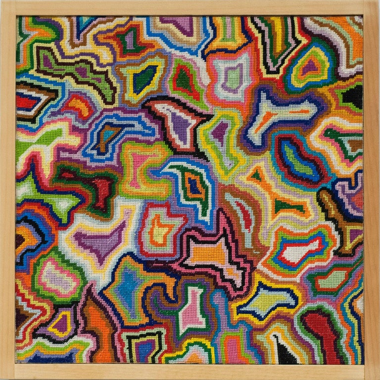 Becca Van K - 'Drexcyen Star Chamber (Drexciya)', abstract, embroidery ...