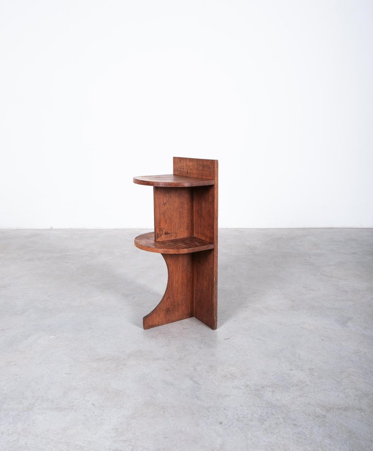 Bed Side Table Wood Artisan Style Gio Ponti, France, 1950 For Sale at ...