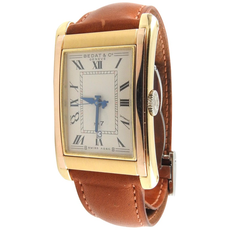 Bedat and Co. No. 7 18 Karat Yellow and Rose Gold Men's Watch with Box ...