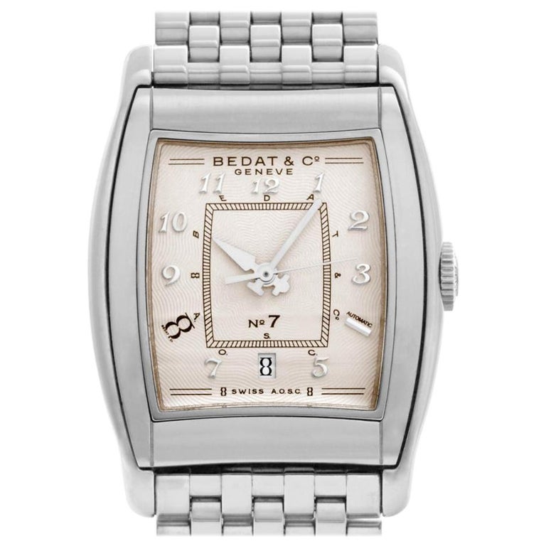 Bedat and Co No. 7 708, Silver Dial, Certified and Warranty at 1stDibs