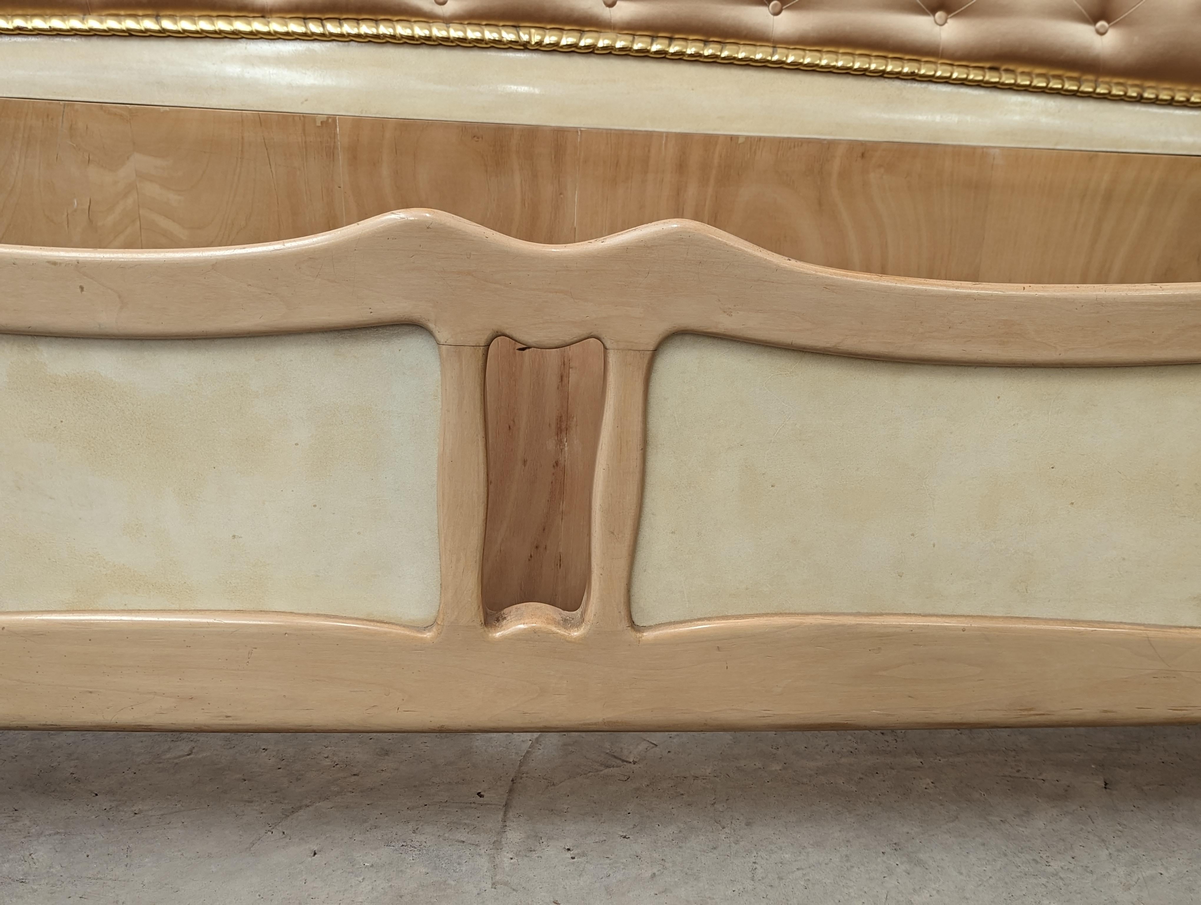 Bedroom Set in Maple and Parchment Attributed to Luigi Colli, 1950s For ...