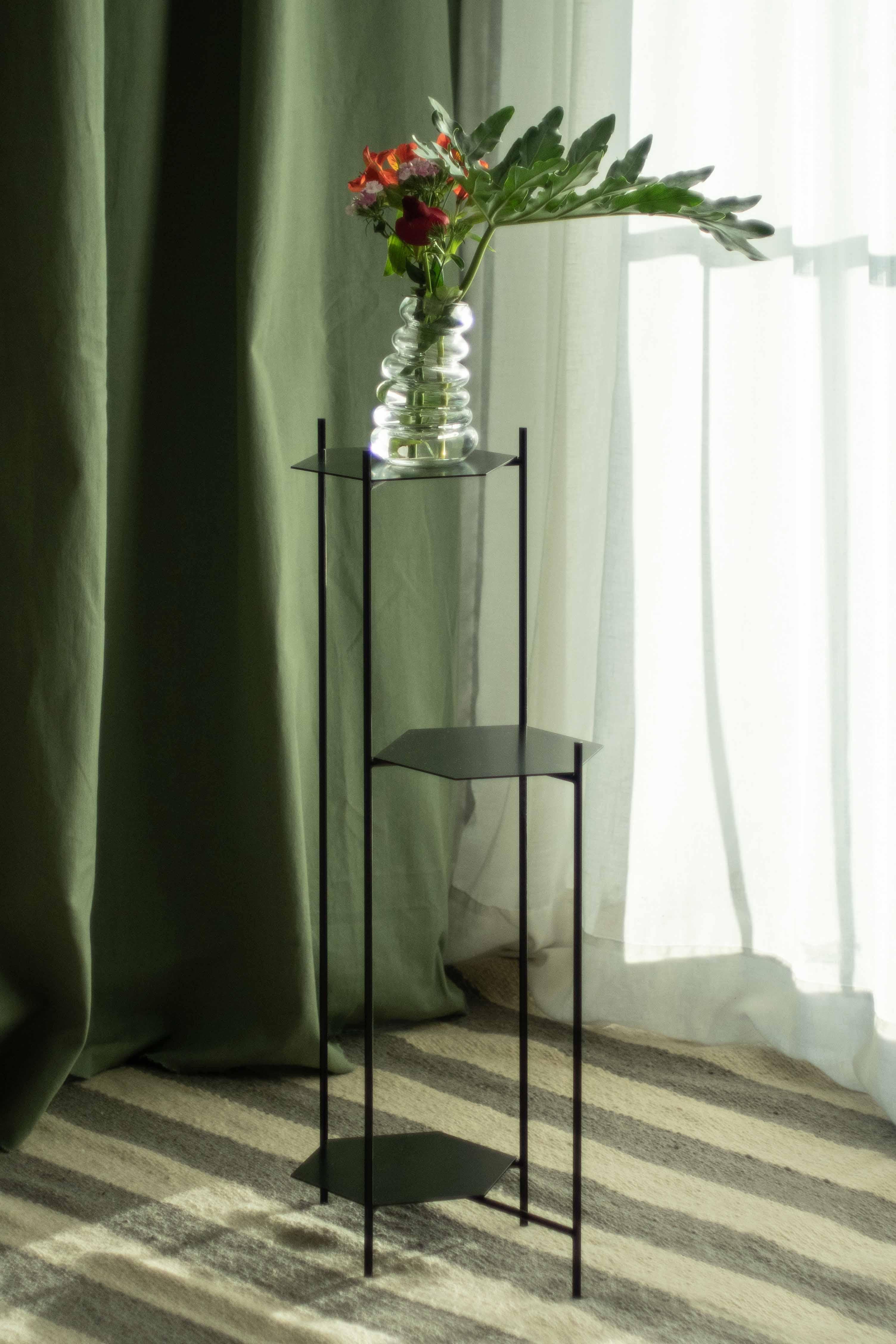 BEE Contemporary Side Table in Steel and Marble by Ries For Sale at ...