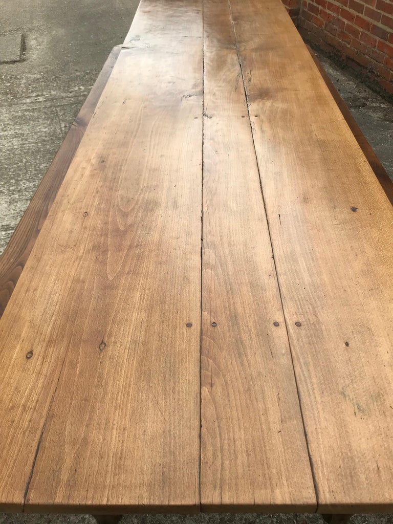 Beech French Farmhouse Table at 1stDibs