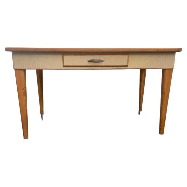 Beech Wood Kitchen Table For Sale at 1stDibs