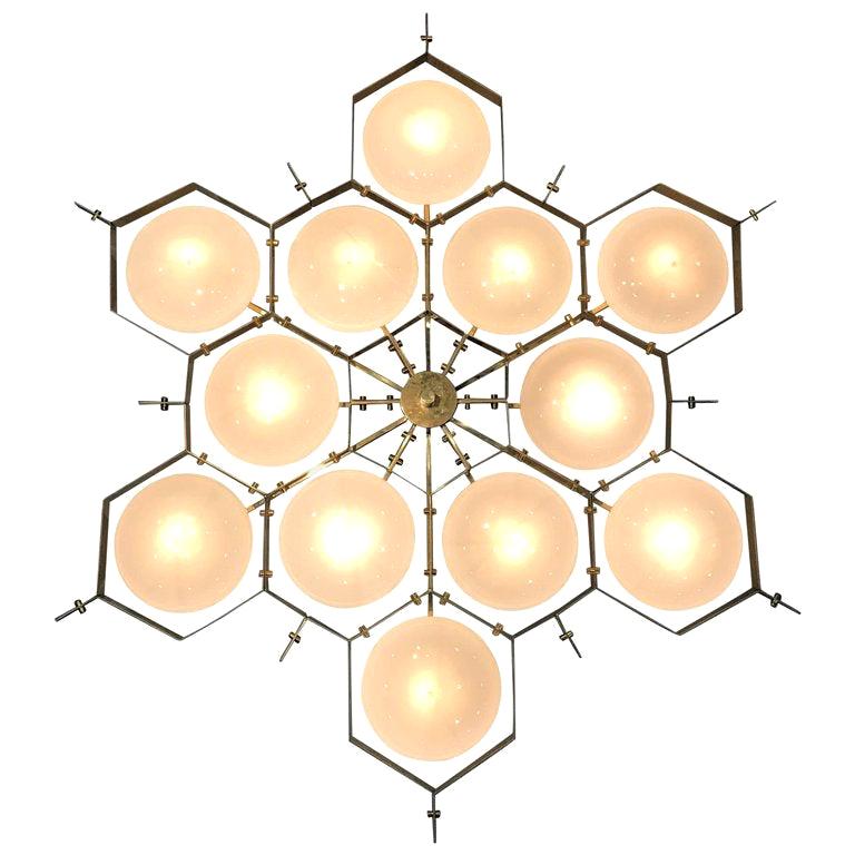 Midcentury Beehive Ceiling Flush Mount at 1stDibs | beehive ceiling fan