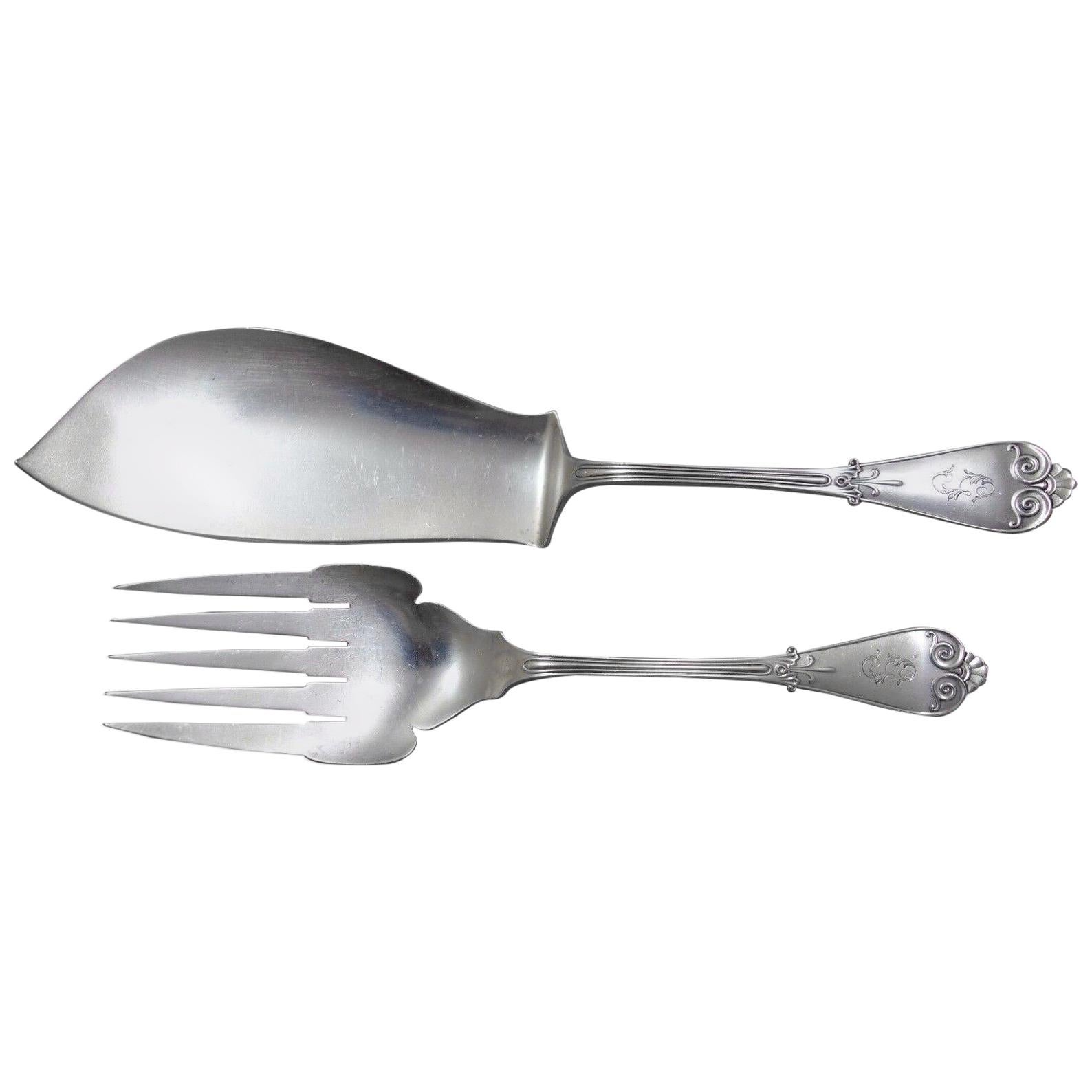 Renaissance by Tiffany and Co. Sterling Fish Serving Set 2pc Figural 11 ...