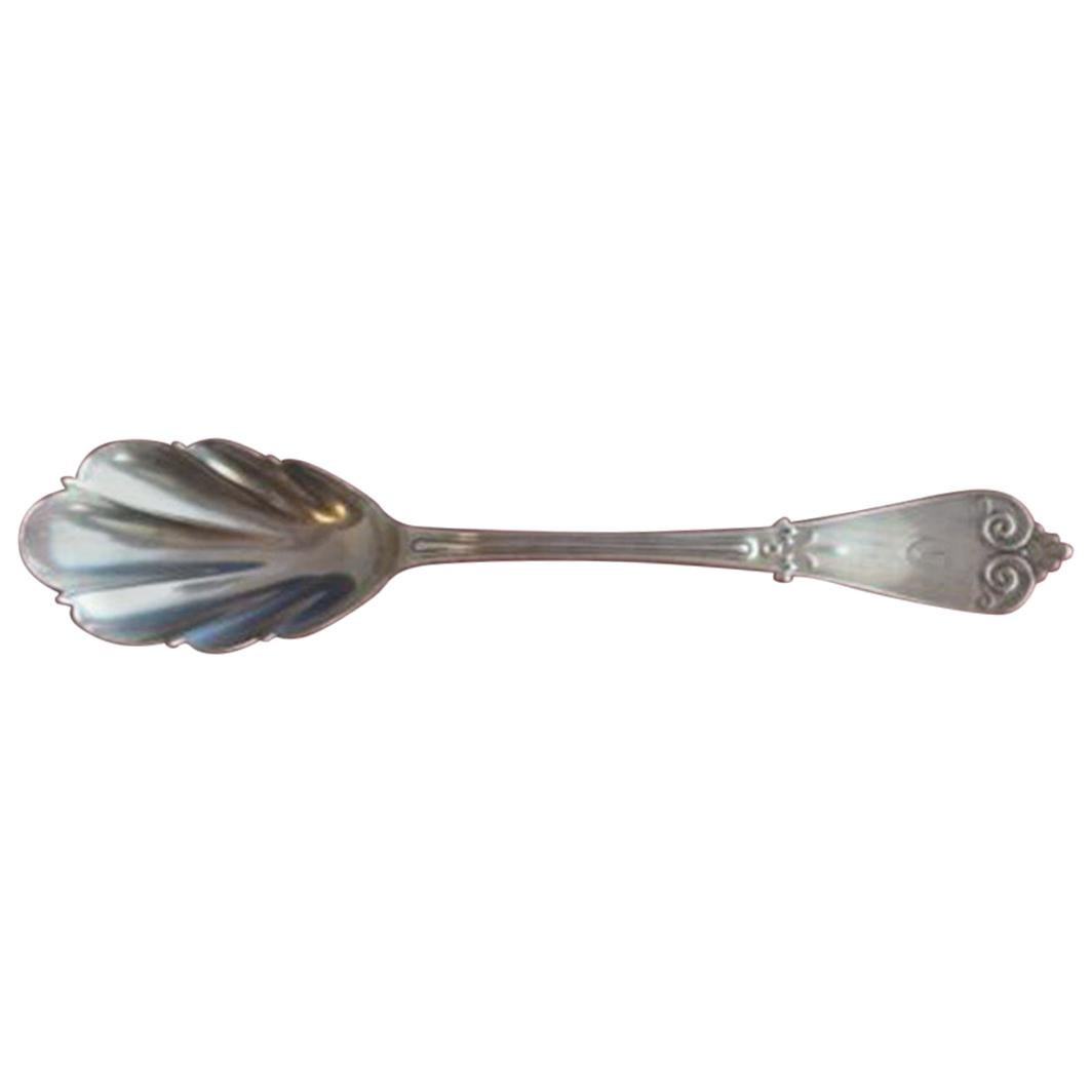 Wave Edge by Tiffany and Co. Sterling Preserve Spoon Gold Washed Shell ...