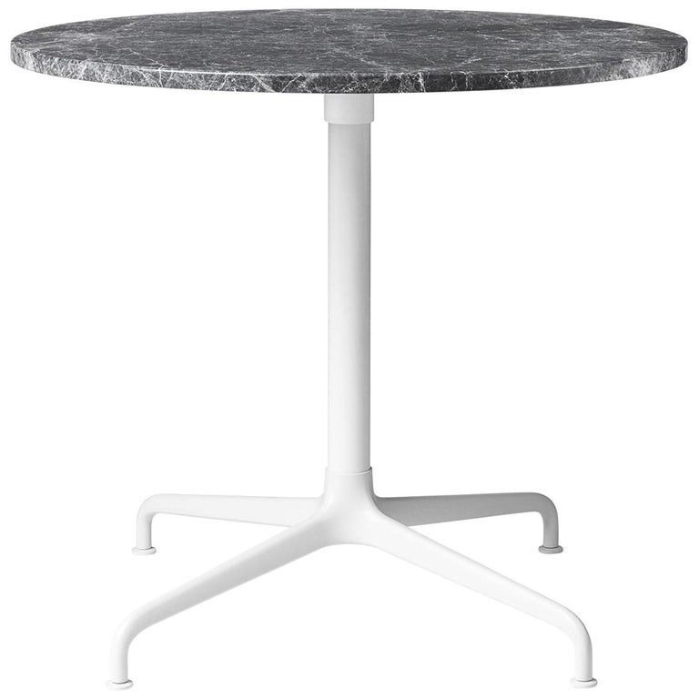 Beetle Lounge Table, Round, 4 Star Base, Medium, Marble For Sale at 1stDibs