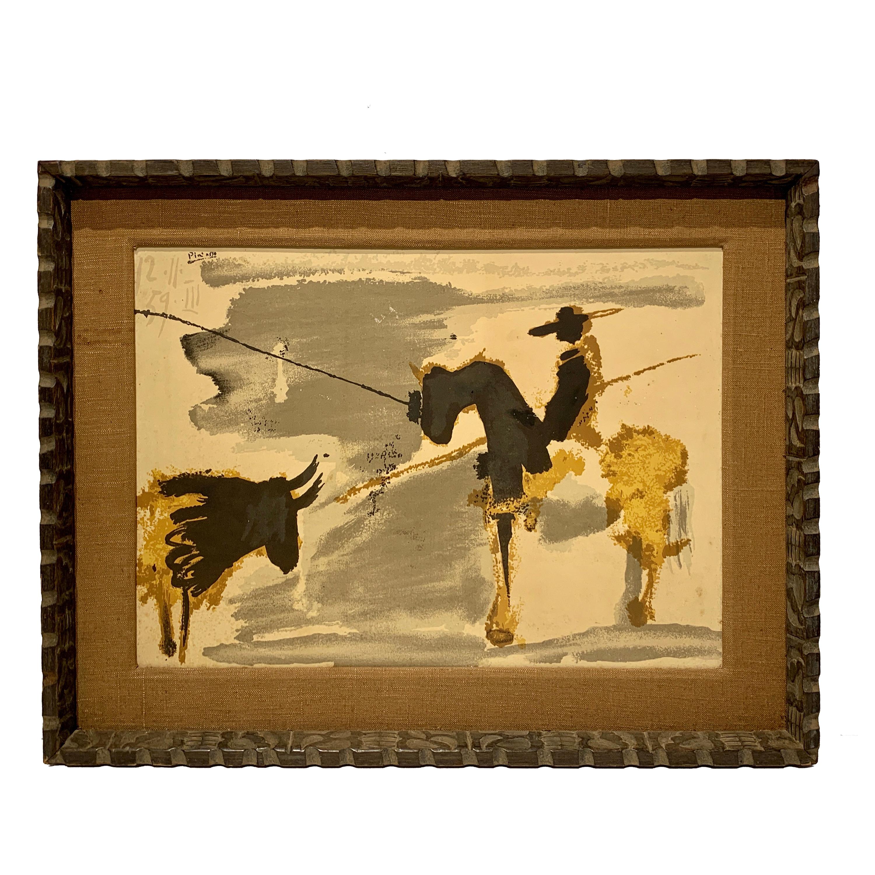 Before The Thrust, Silkscrren Litho, After Picasso For Sale at 1stDibs ...