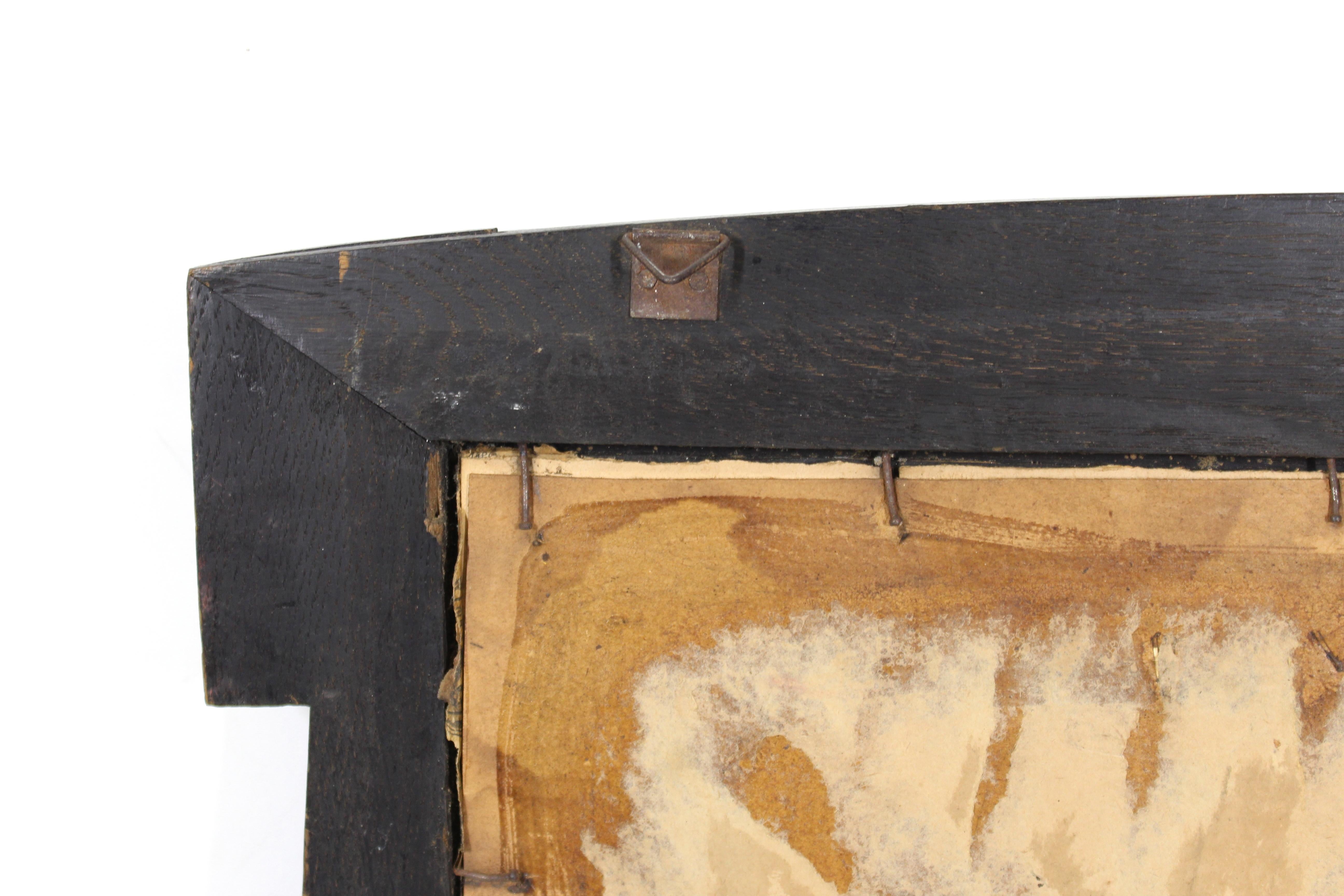 Behrens School German Secessionist Picture Frame in Ebonized Oak For ...