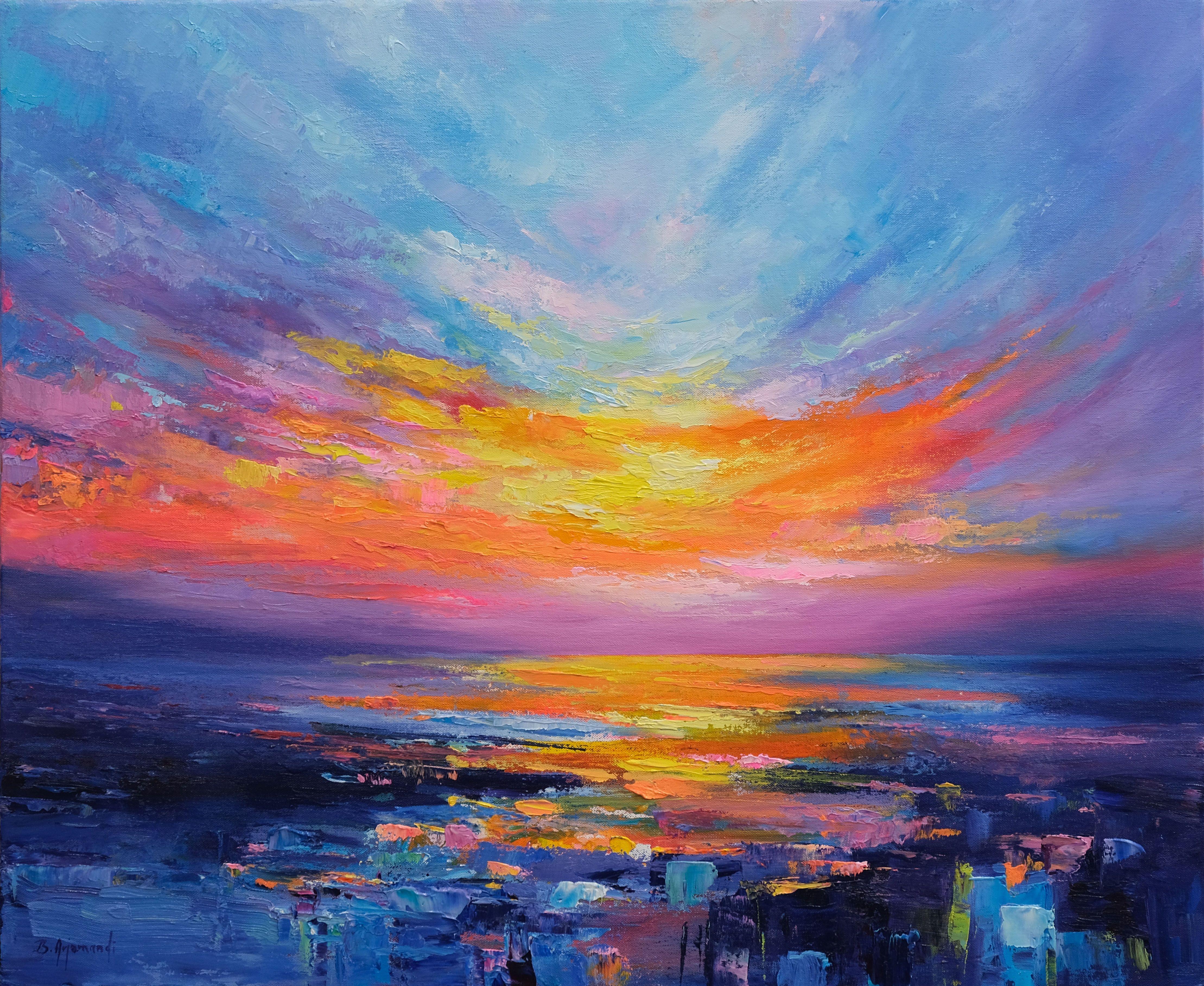 Behshad Arjomandi - The Colors of Venice, Painting, Oil on Canvas at ...