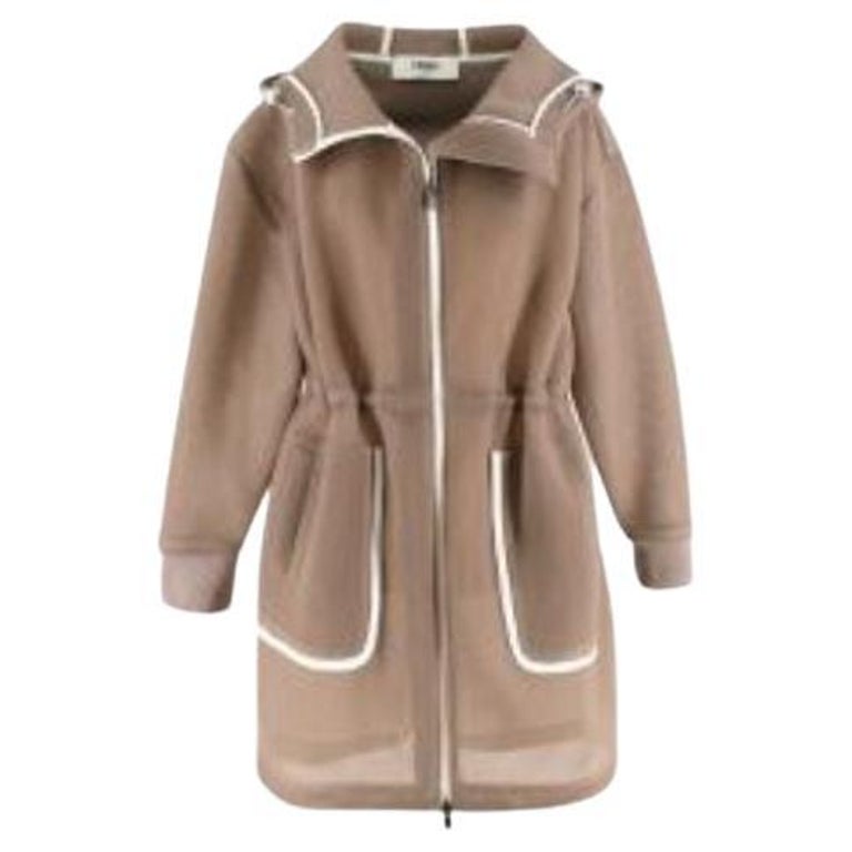 Beige Airtex logo parka For Sale at 1stDibs