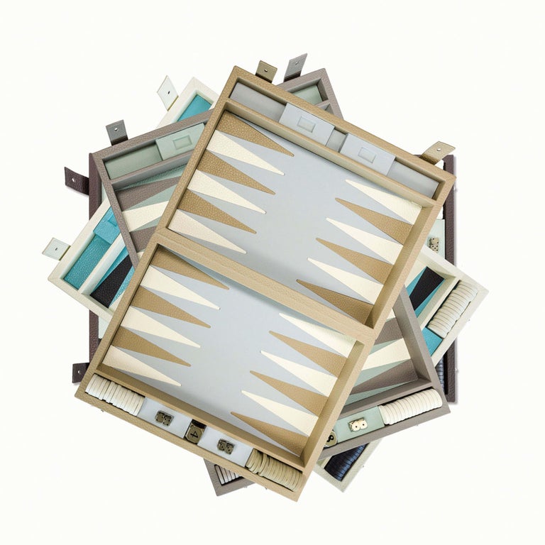 Beige Backgammon Box Game For Sale at 1stDibs